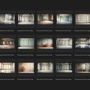 Fashion Photography Backdrops, Classic Grunge Interior Backgrounds ...