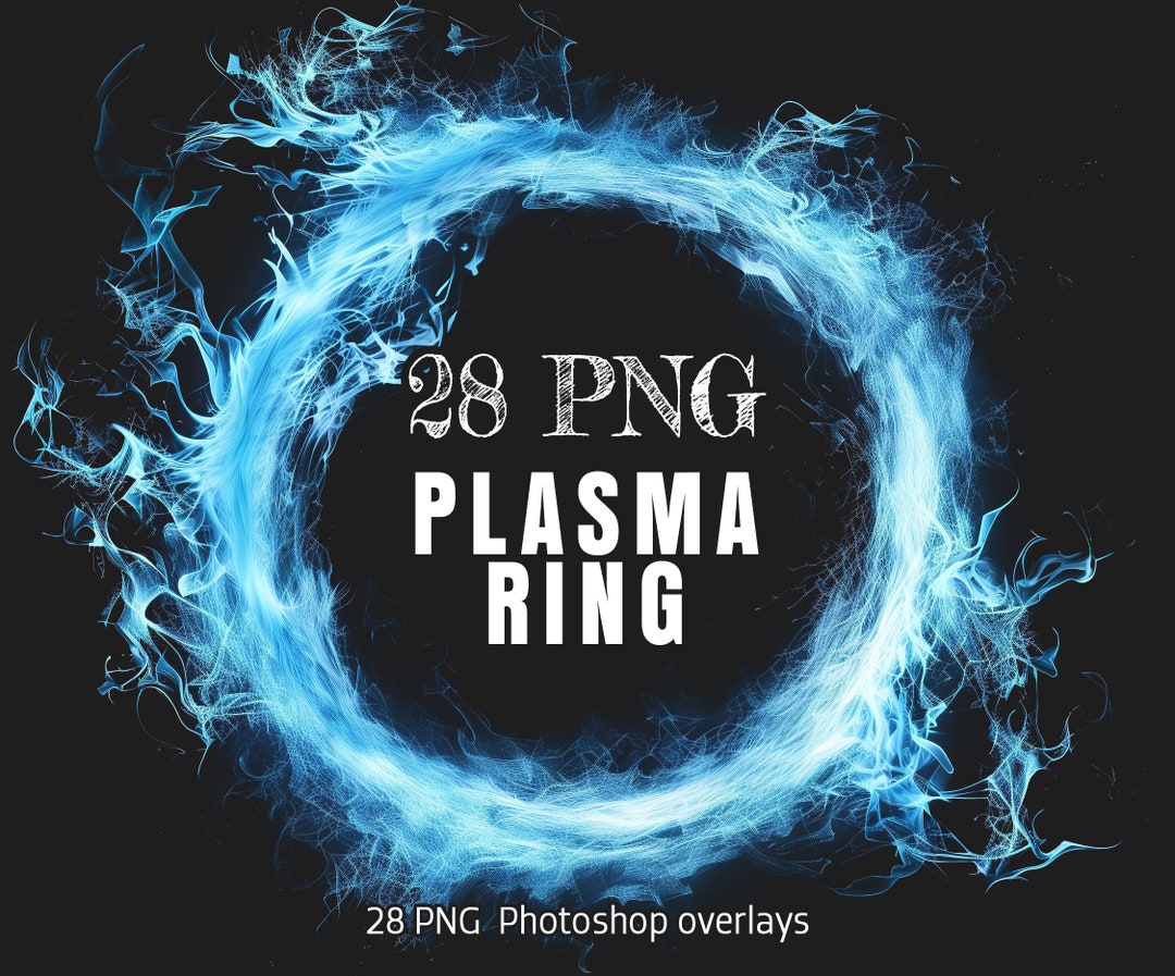 Plasma Ring Overlay Pack: 28 High-resolution PNG Effects (digital ...