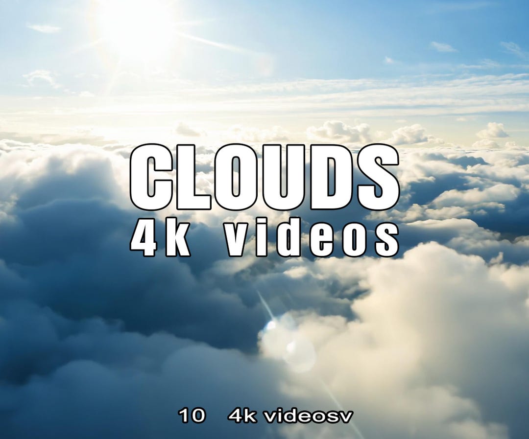 4K Cloud Video Pack: Realistic Sky Backgrounds (digital Download) - Etsy