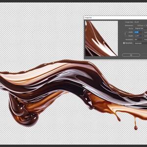 Chocolate Splash Overlays: PNG Clipart Set (digital Download) - Etsy