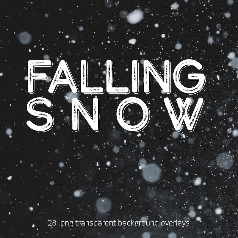 Falling Snow Svg - Etsy