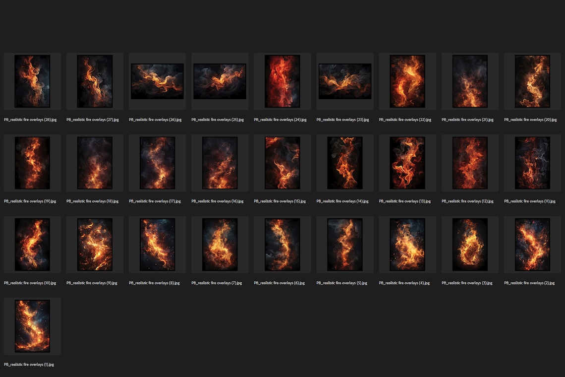 Realistic Fire Overlays for Photoshop, High Quality Photoshop Overlays ...