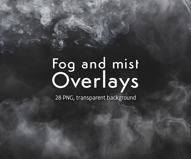 Ethereal Fog Overlays: Misty Photo Effects (PNG, Digital Download) - Etsy