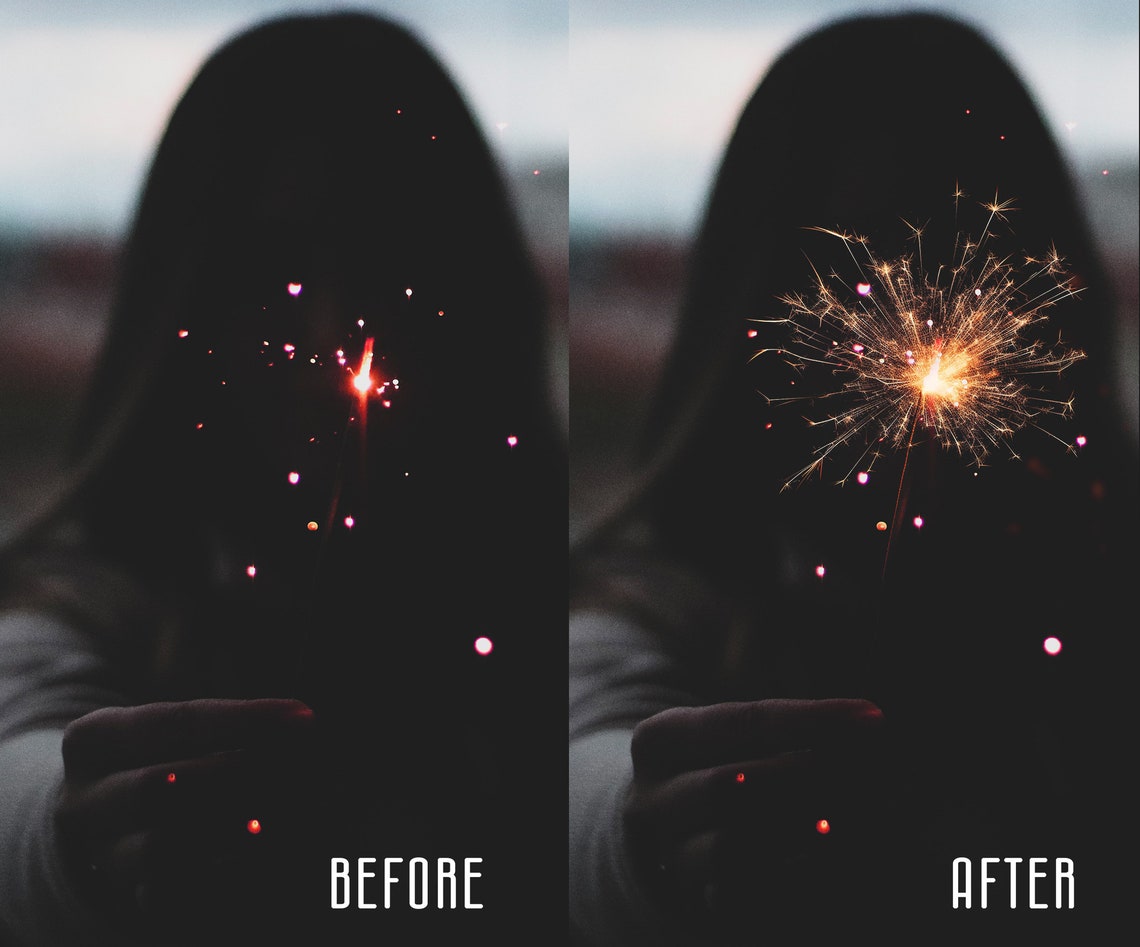 28 Sparkler Photo Overlays, Transparent PNG Effects (digital Download ...