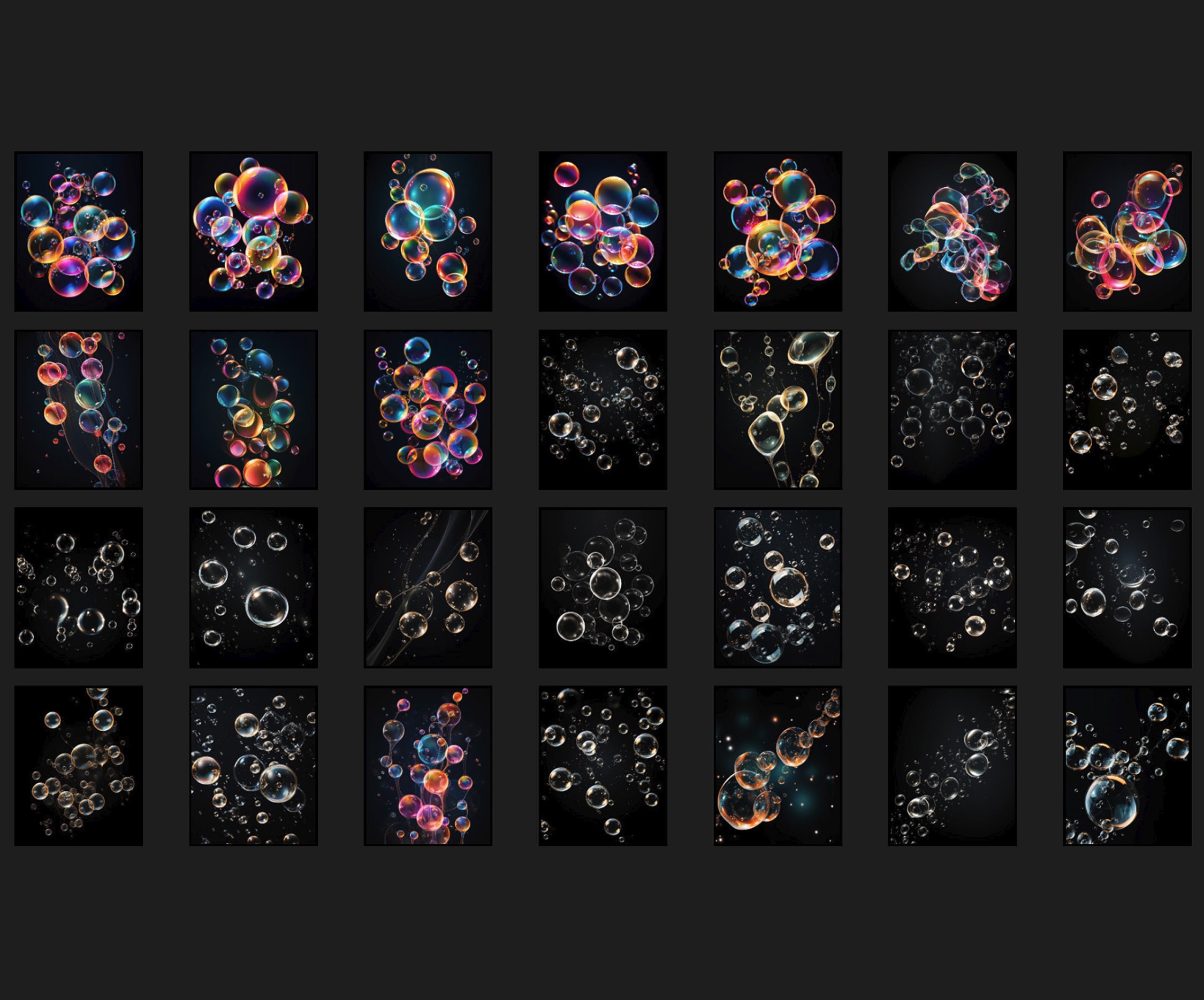 Soap Bubbles Overlays, Photoshop Bubble Effects, Photography Overlays ...