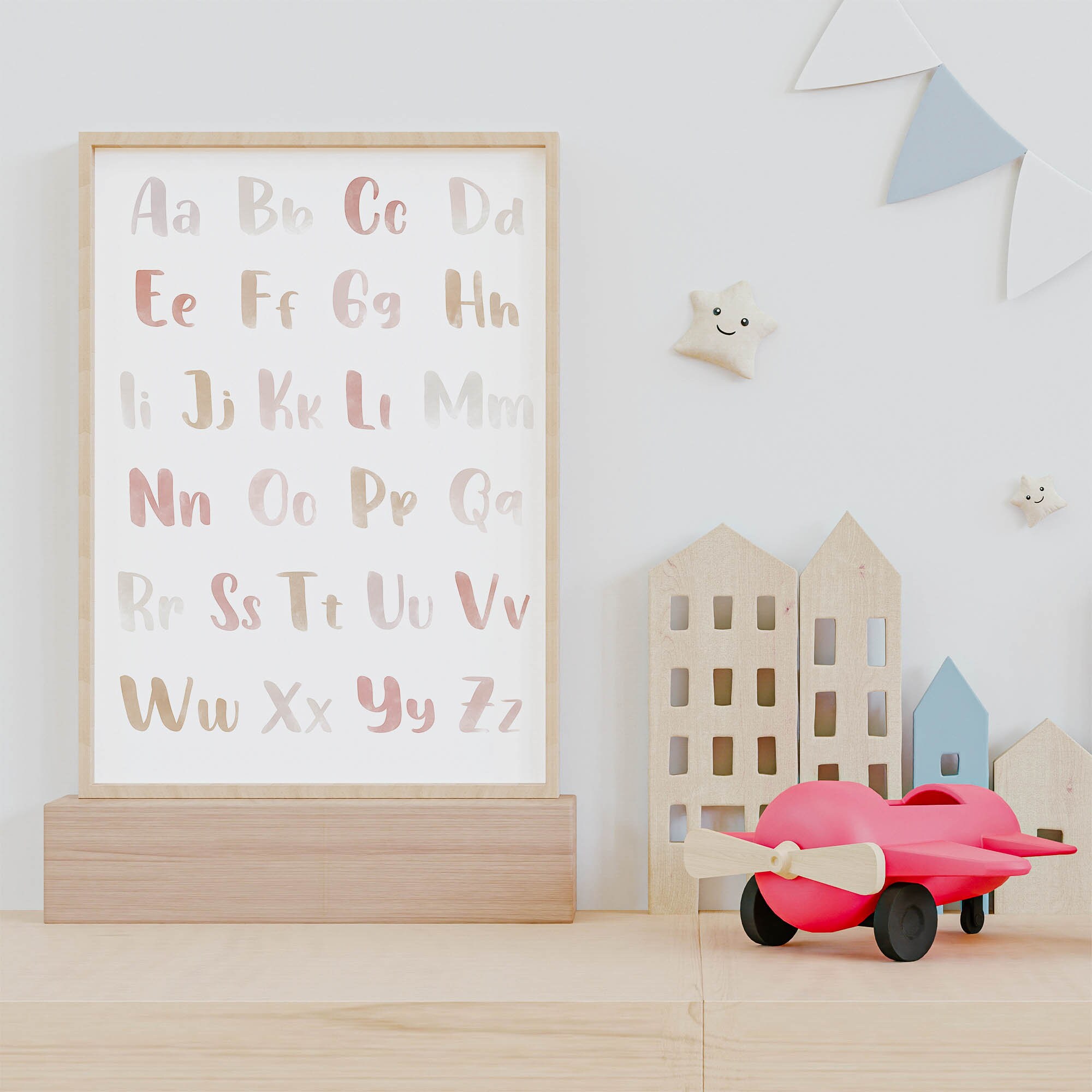 ABC Poster, Alphabet Poster, Classroom Poster, Nursery Wall Art, Learn ...