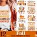 Fall Bundle SVG Fall and Thanksgiving SVG Bundle - Etsy