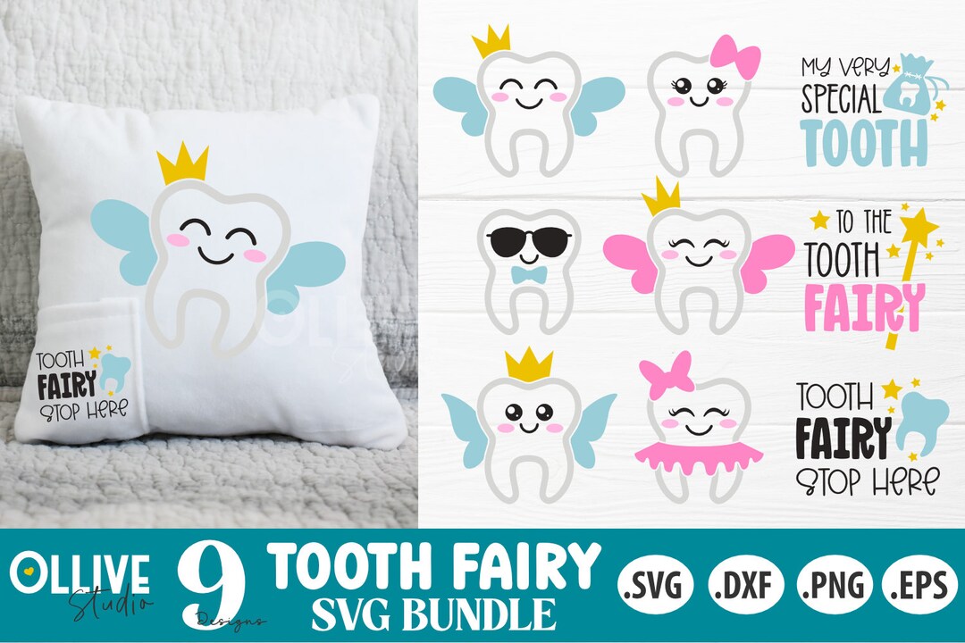 Tooth Fairy SVG Bundle | Kids Tooth Fairy SVG - Etsy