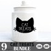 Cat Treat Jar Designs SVG Bundle | Cat SVG - Etsy