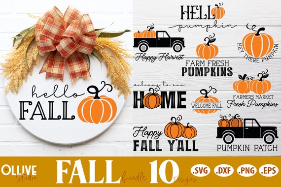 Fall Sign Making SVG Bundle Fall SVG - Etsy