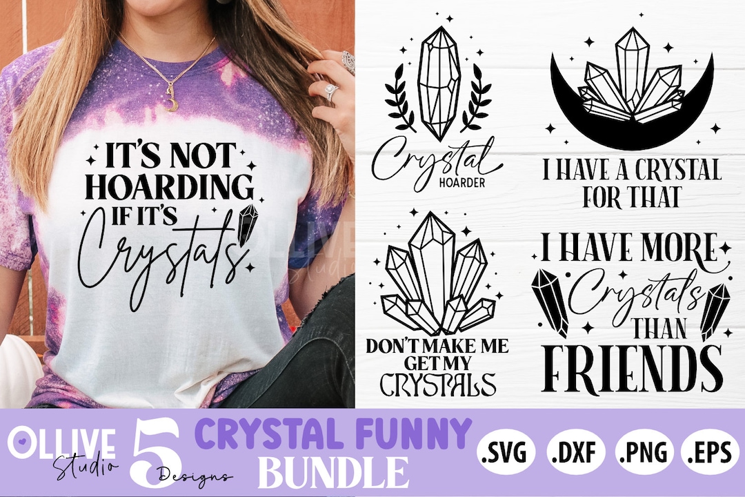 Crystal Quotes SVG Bundle | Crystals SVG - Etsy