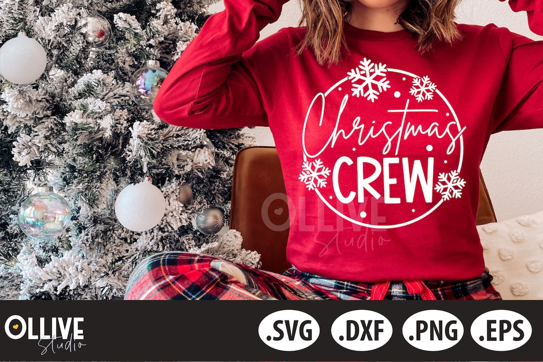 Christmas Crew SVG Cut File - Etsy