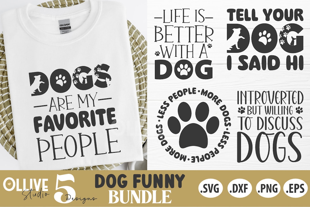 Dog Funny Quotes SVG | Dog SVG Bundle - Etsy