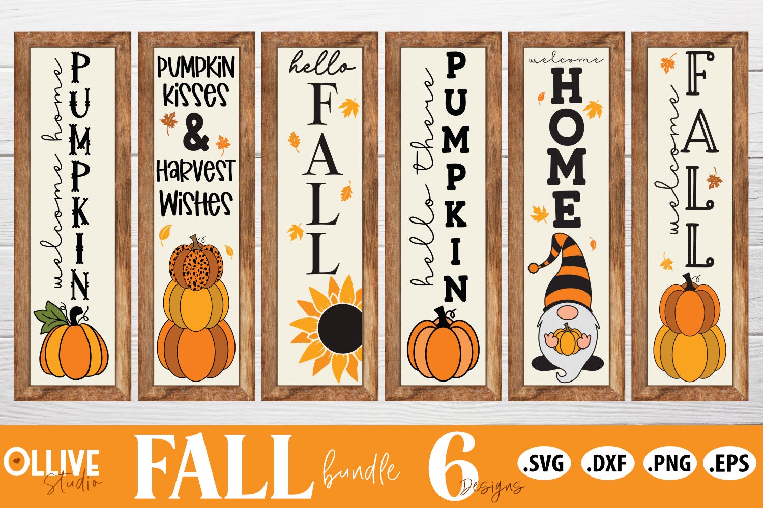 Fall Porch Sign SVG Bundle Fall SVG - Etsy Canada