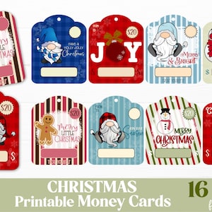 Christmas Money Card Bundle | Money Card PNG - Etsy