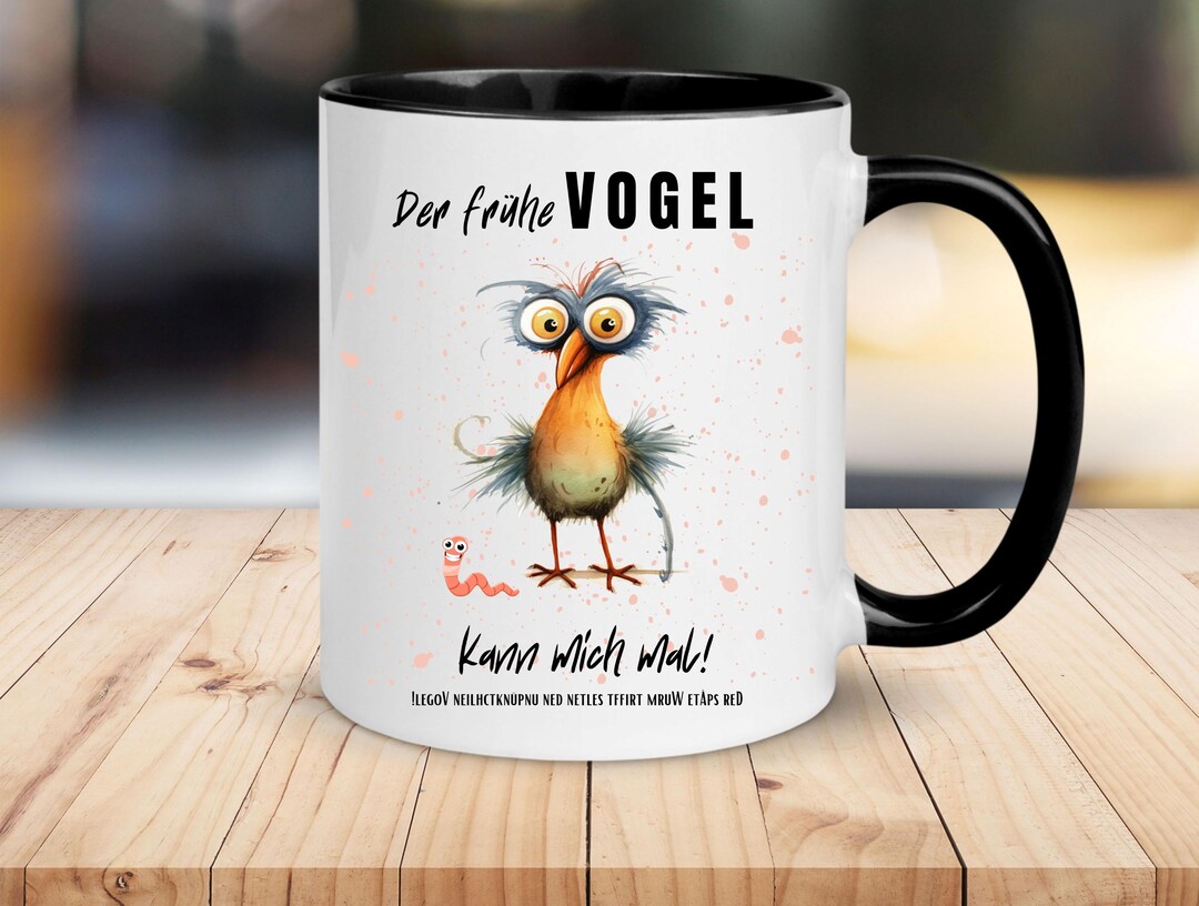 The Early Bird Can Go to Hell! Funny Coffee Mug | Tea Mug for Sleepyheads | Witty Morning Mug ...