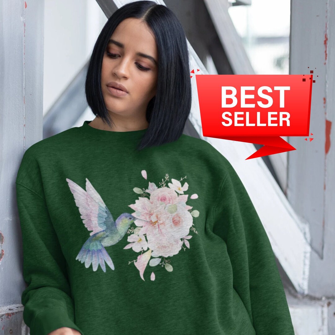 Hummingbird Hummingbird SWEATER Sweatshirt Sweater Women Sweatshirt ...