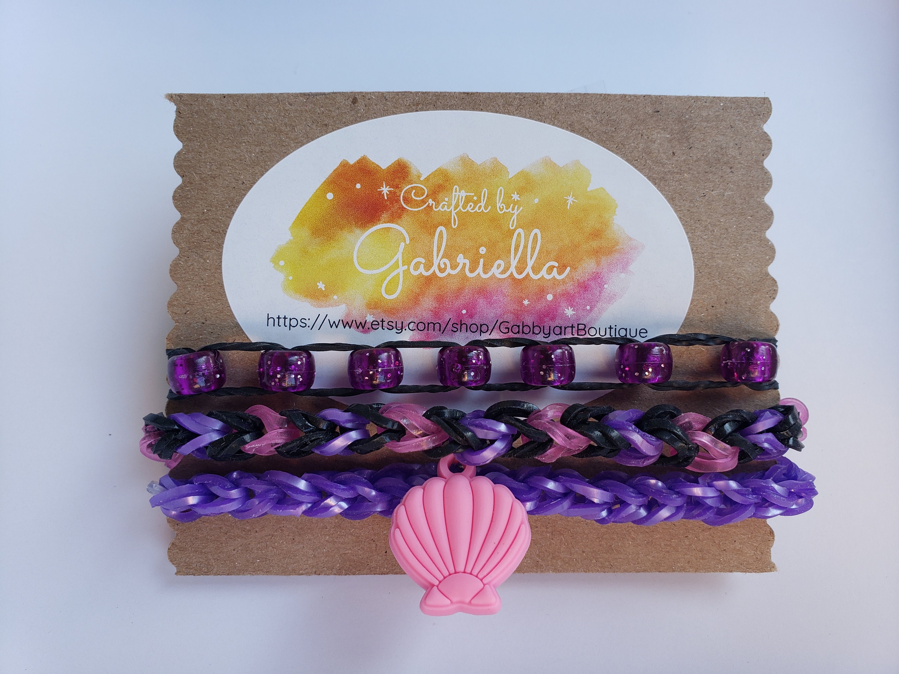 Hand-crafted Rainbow Loom Bracelet Gift Set - Etsy
