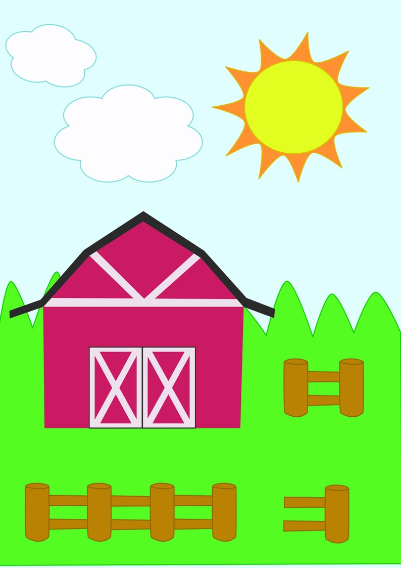 Farm Themed Clip Art and Printables-commercial License - Etsy