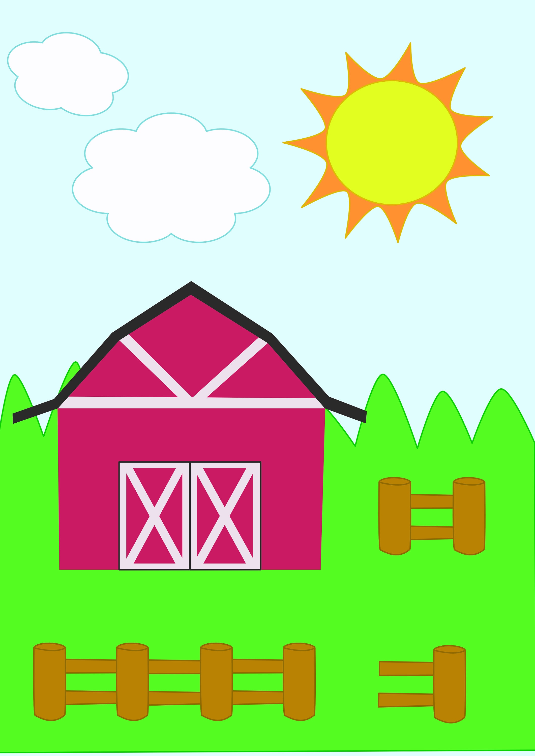Farm Themed Clip Art and Printables-commercial License - Etsy