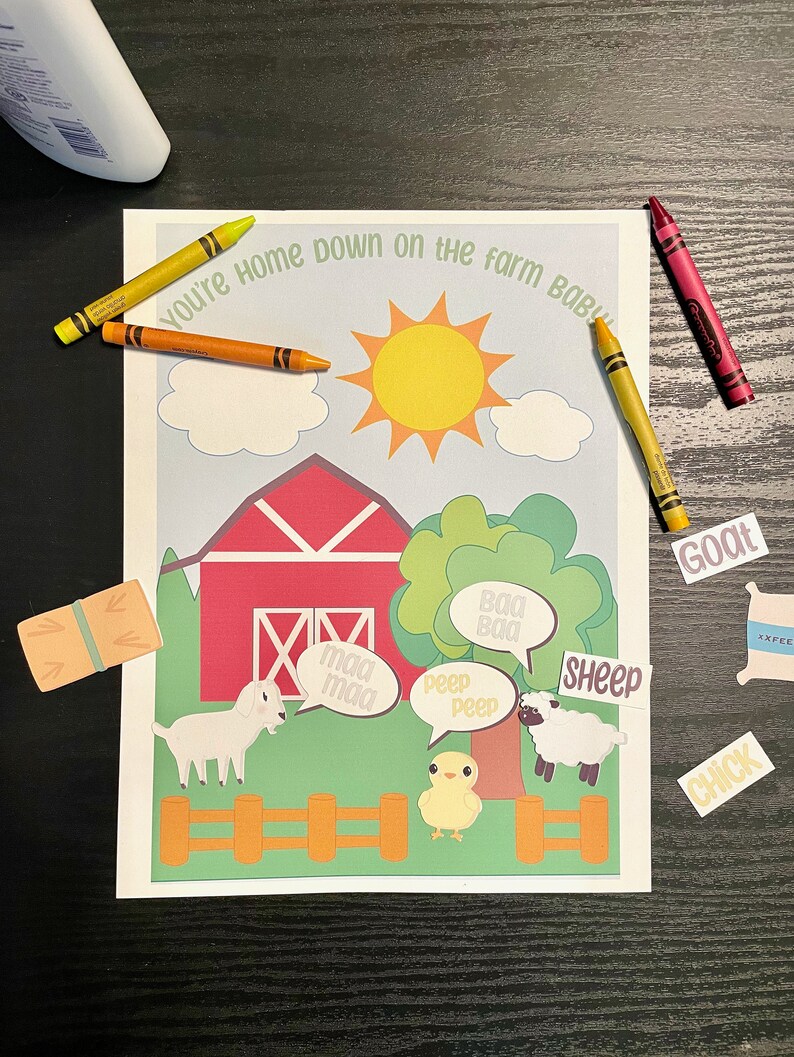 Farm Themed Clip Art and Printables-commercial License - Etsy