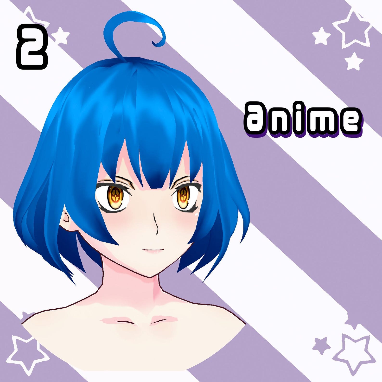 Vroid Custom Color Hair Textures Pack !!PLEASE READ Permissions!! - Etsy