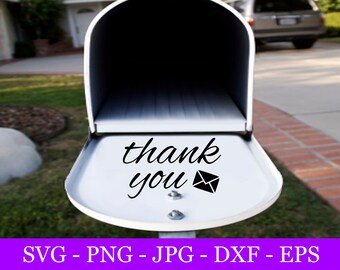 Mailbox Thank You Svg - Etsy