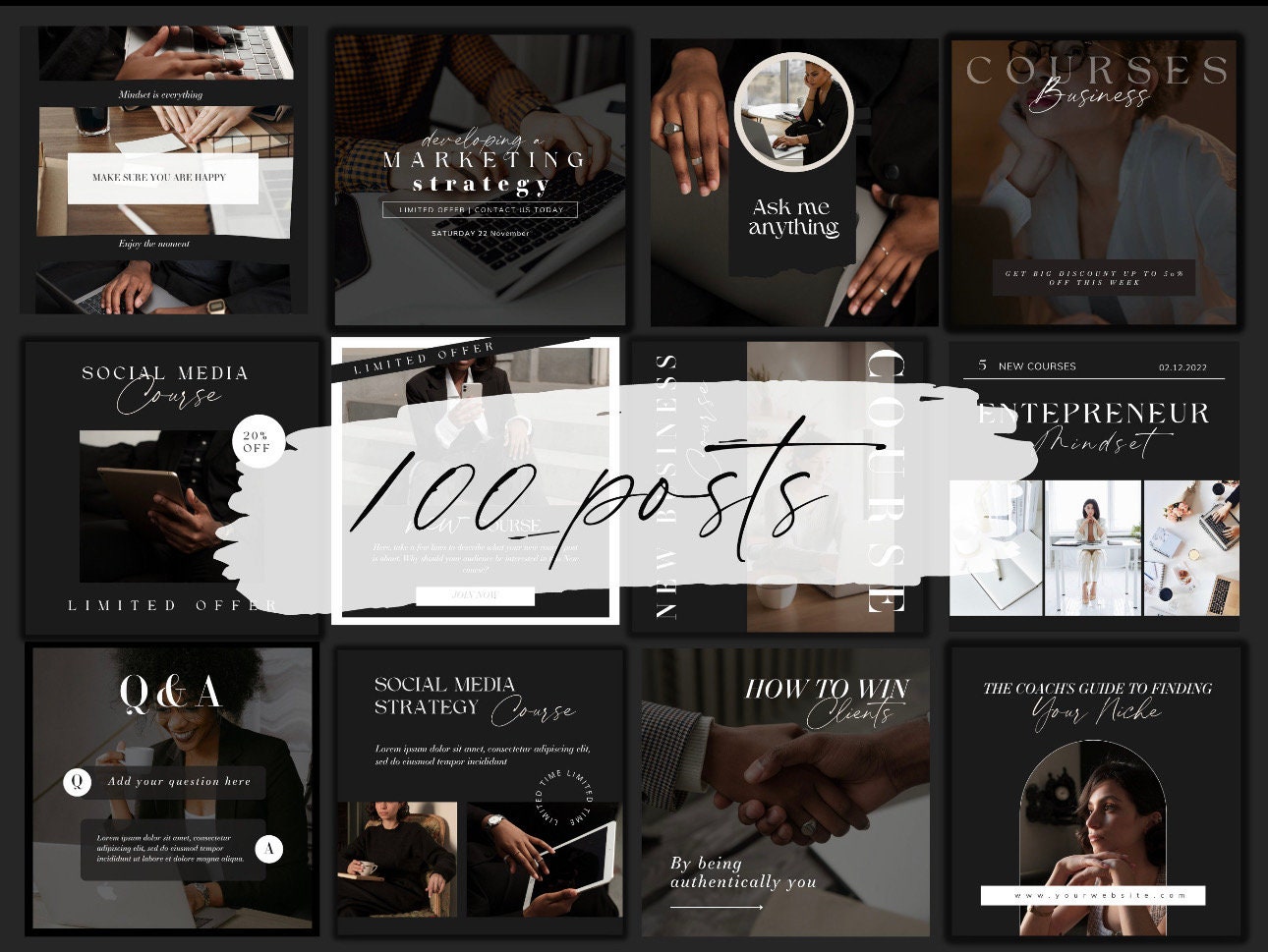 Social Media Coach Templates - Etsy