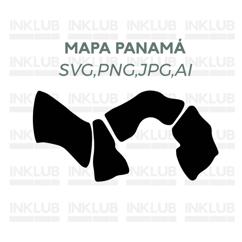 Mapa Panama | SVG, PNG, JPG | Costume Design - Etsy