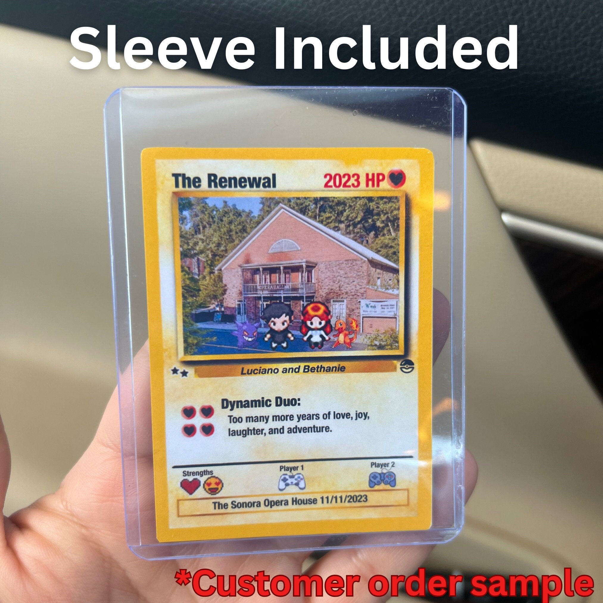 Custom Pokémon Inspired Trading Card Perfect Gift for Any - Etsy