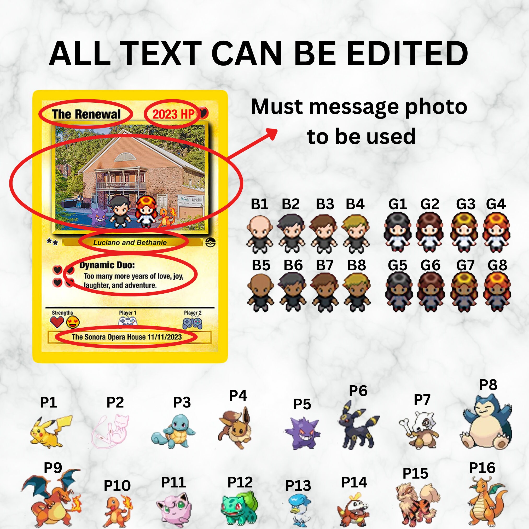 Custom Pokémon Inspired Trading Card Perfect Gift for Any - Etsy