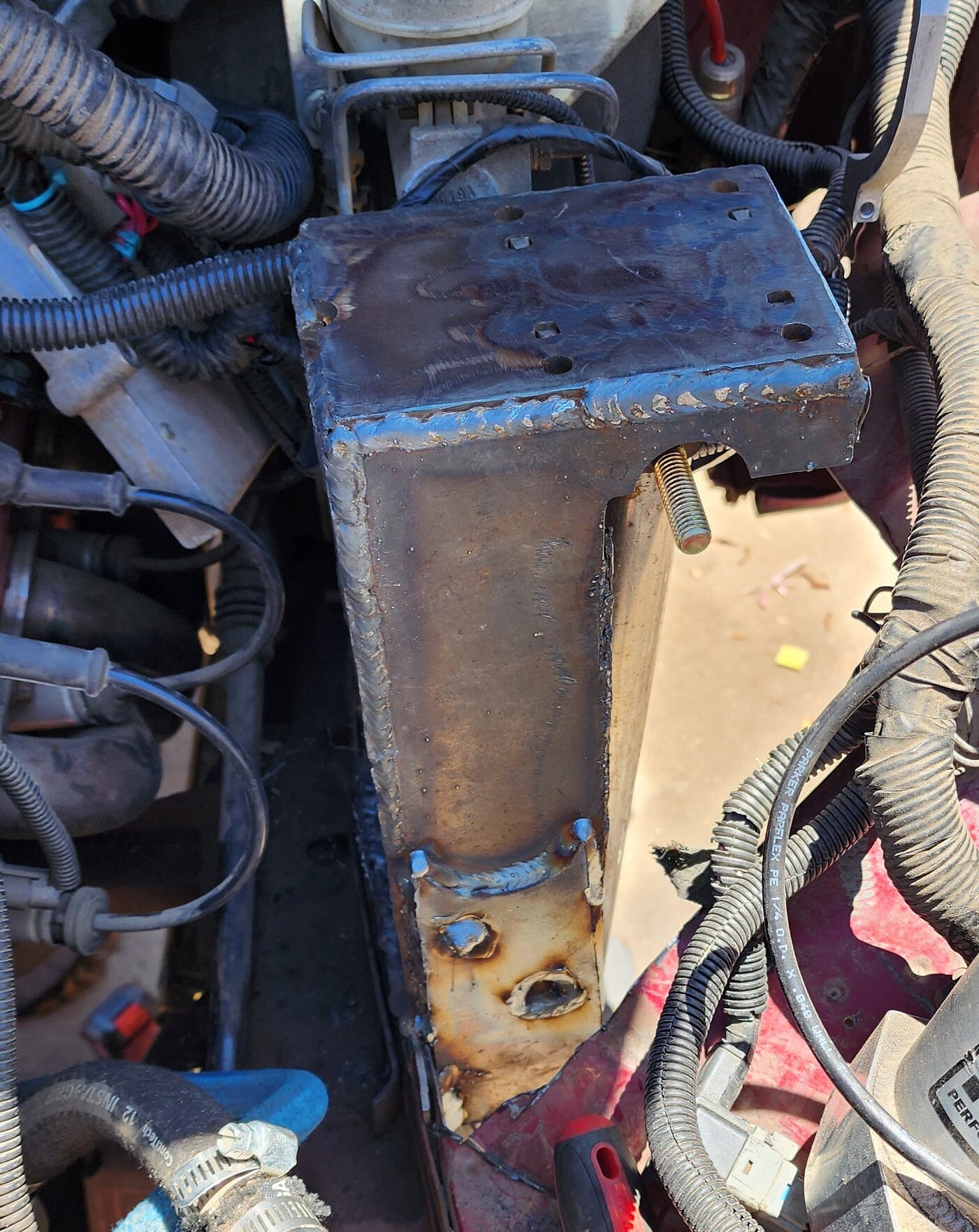 Front Coilover Towers for Jeep Cherokee XJ 12" 14" or 16" Air Shock ...