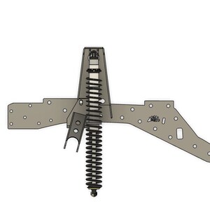 Front Coilover Towers for Jeep Cherokee XJ 12" 14" or 16" Air Shock ...