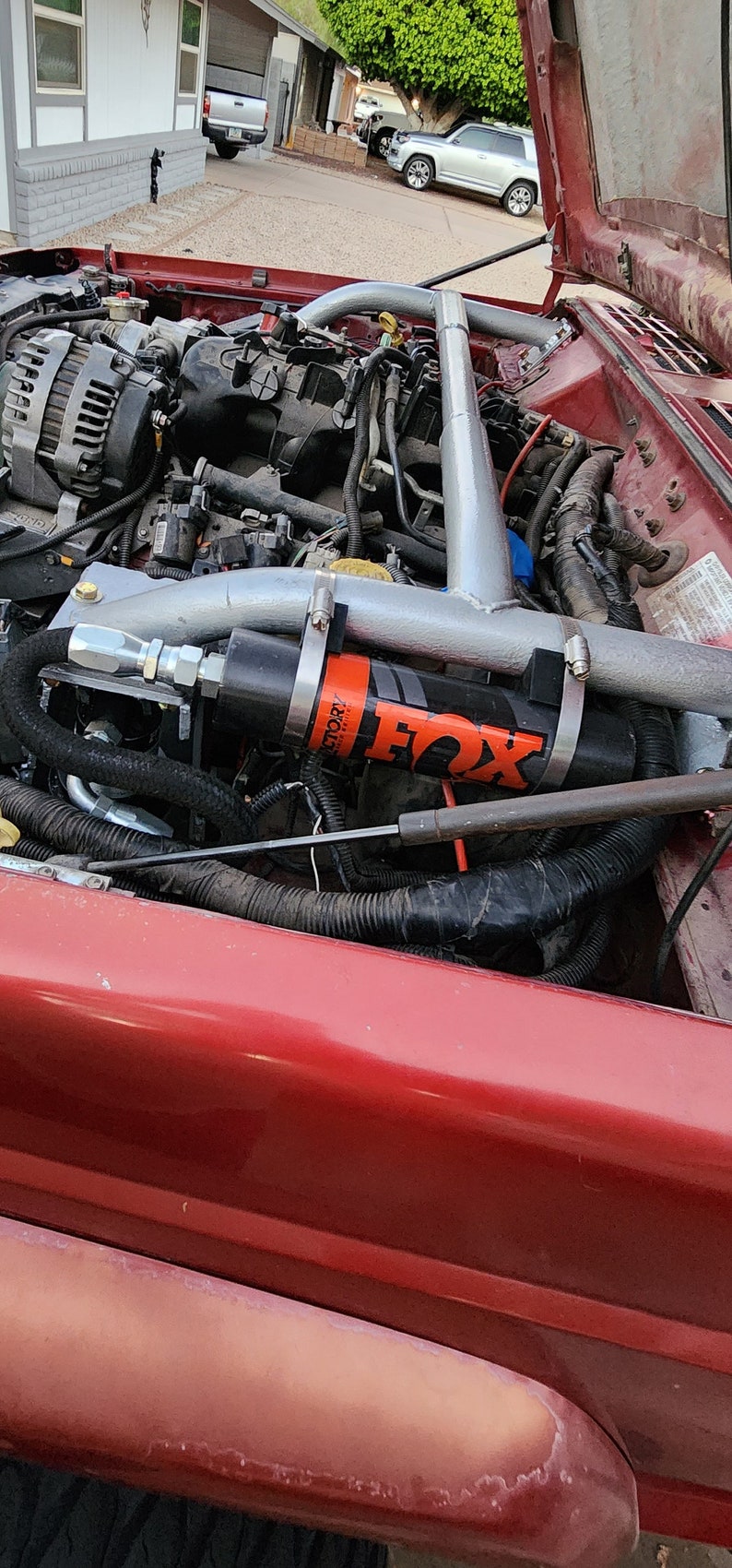 Front Coilover Towers for Jeep Cherokee XJ 12" 14" or 16" Air Shock ...