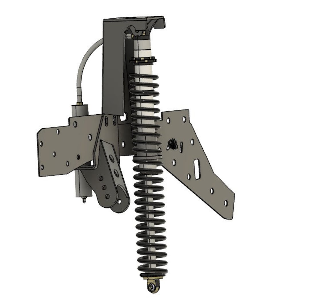 Front Coilover Towers for Jeep Cherokee XJ 12" 14" or 16" Air Shock ...