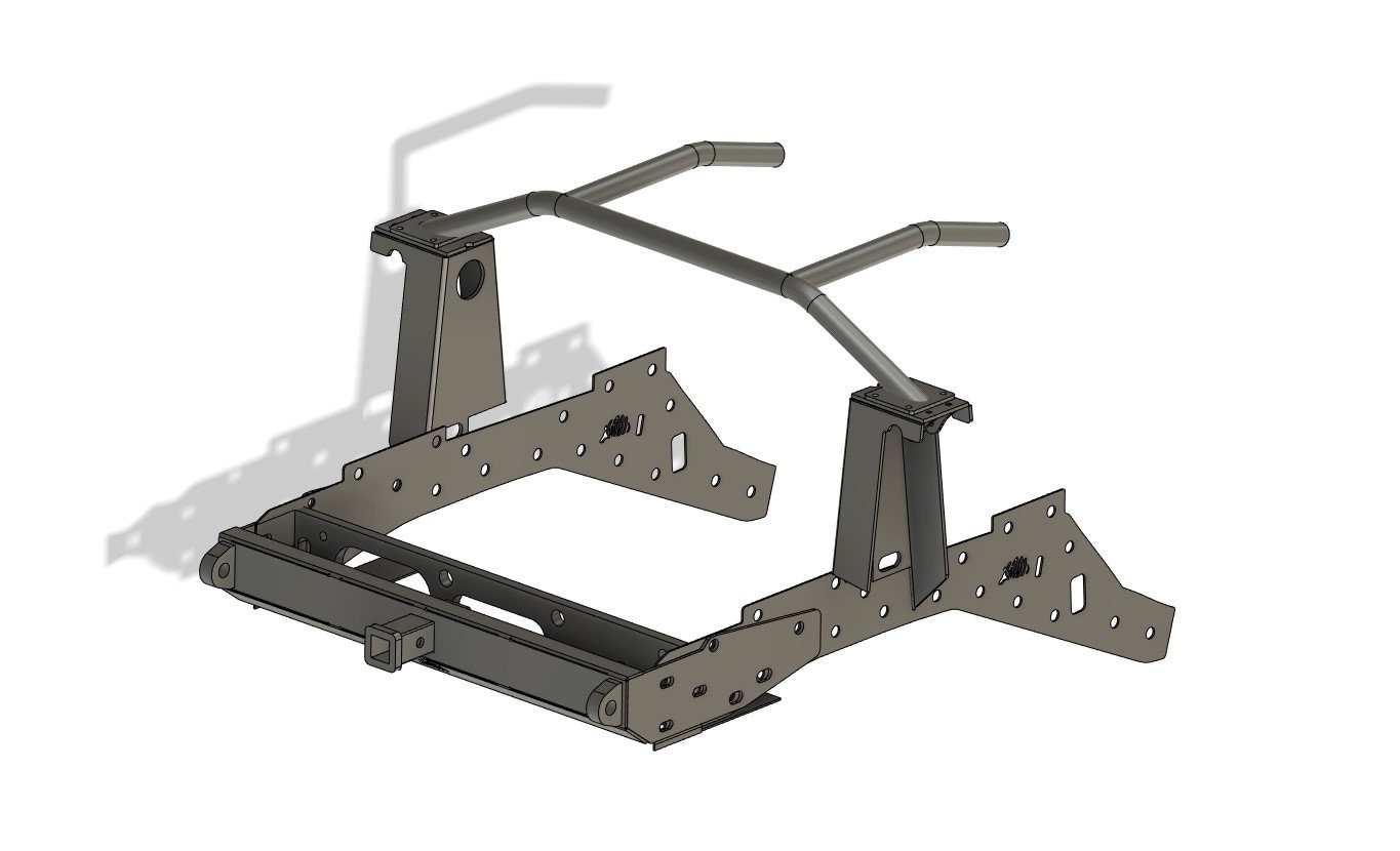 Front Coilover Towers for Jeep Cherokee XJ 12" 14" or 16" Air Shock ...