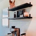 Custom Large Shelves With Metal Brackets J-bracket L-bracket Customized ...