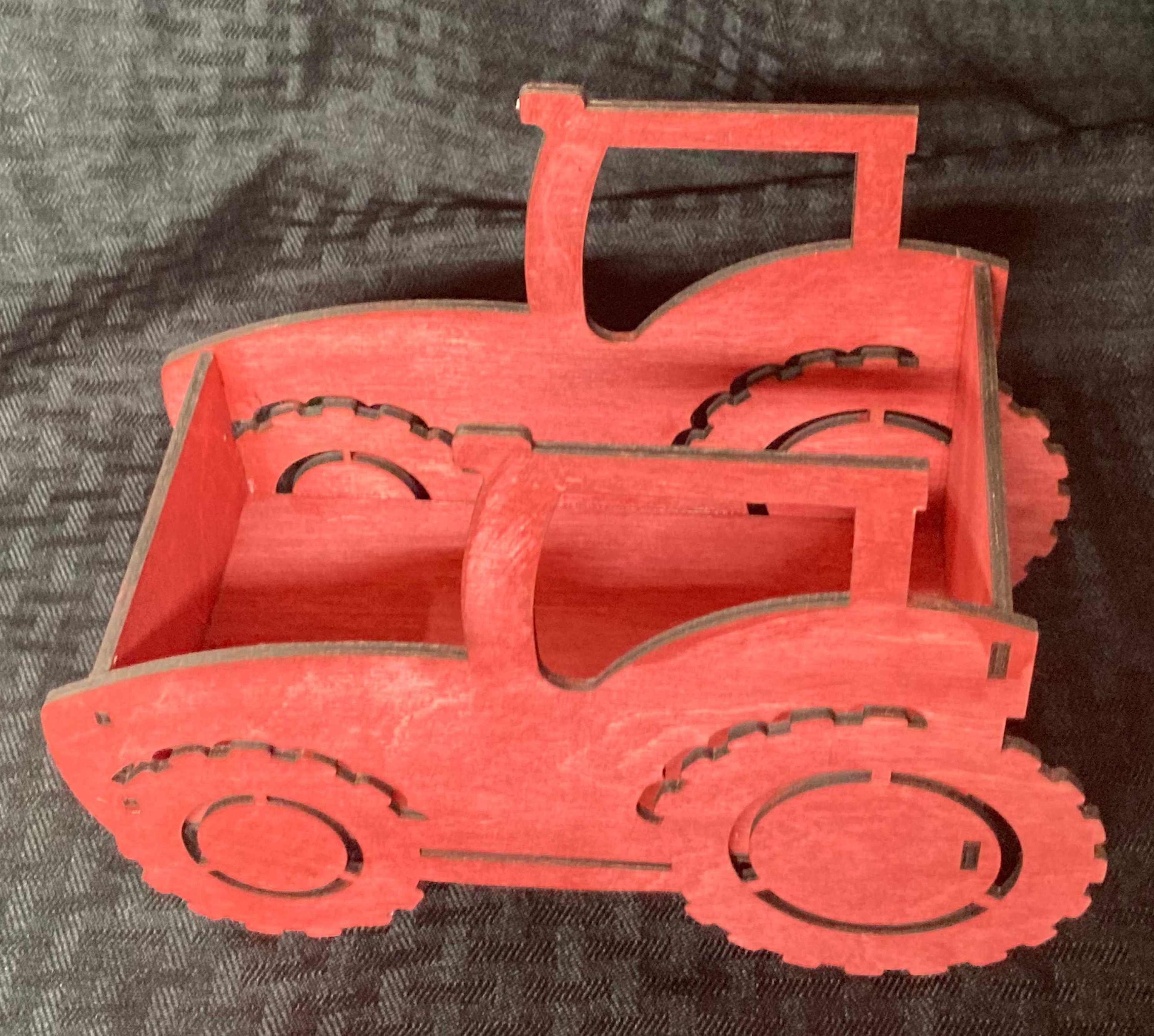 Wooden Tractor - Etsy
