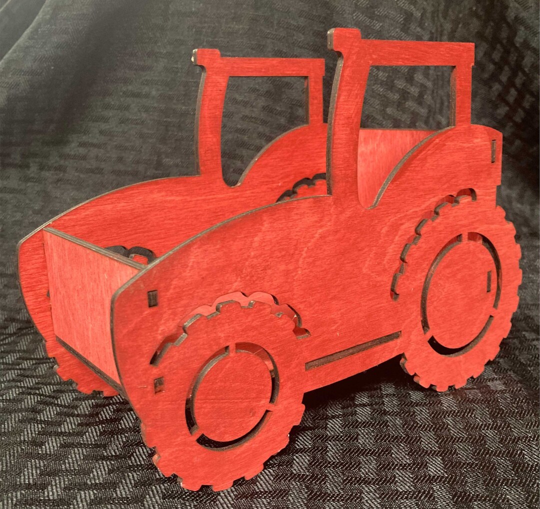 Wooden Tractor - Etsy
