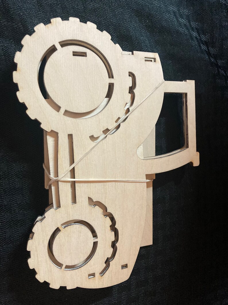 Wooden Tractor - Etsy