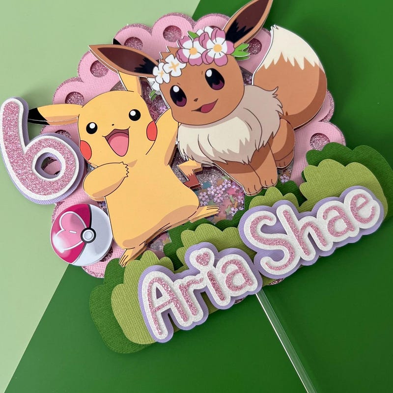 Pikachu Cake Topper - Etsy