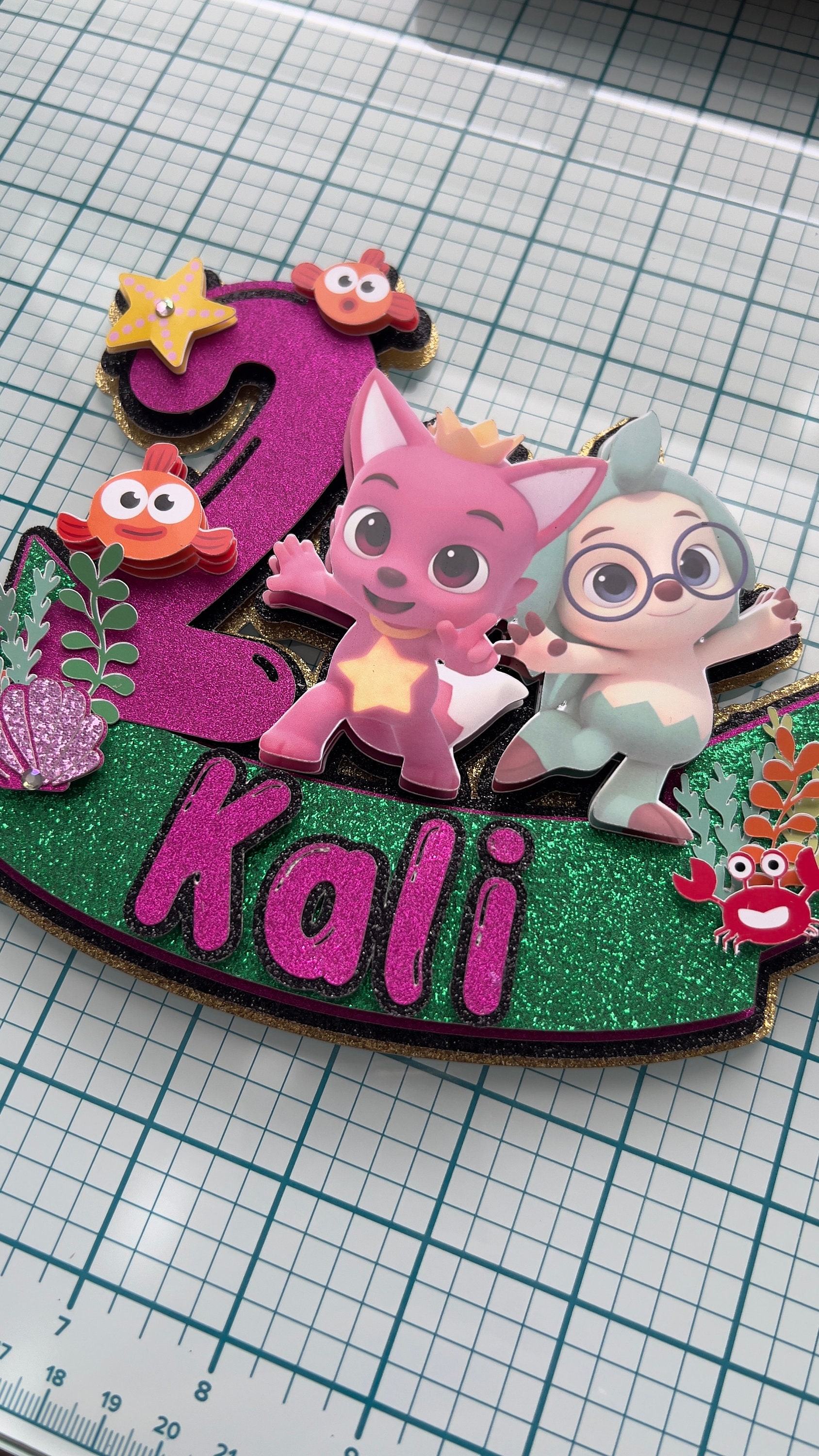 Pinkfong and Hogi Cake Topper - Etsy
