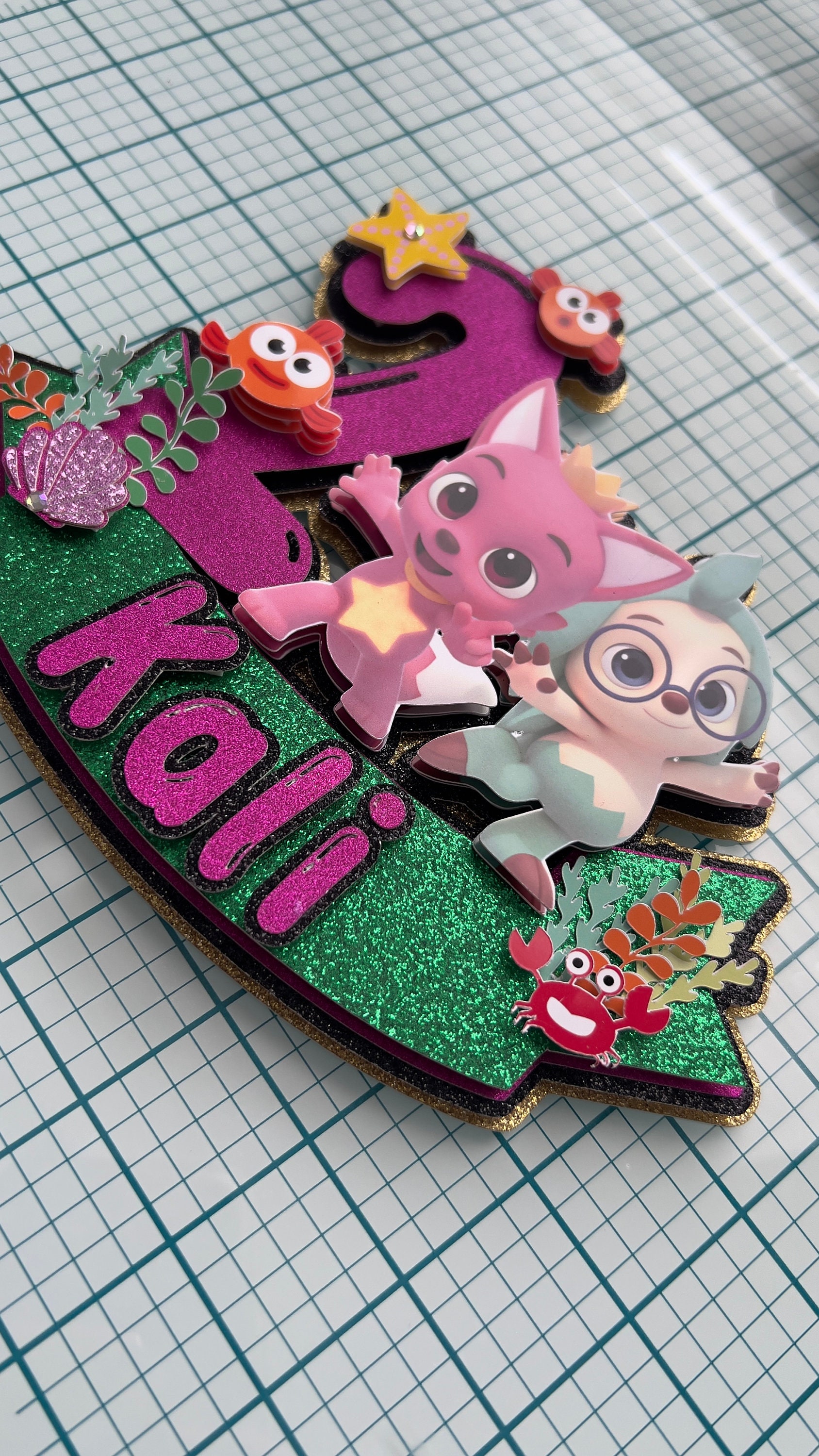 Pinkfong and Hogi Cake Topper - Etsy