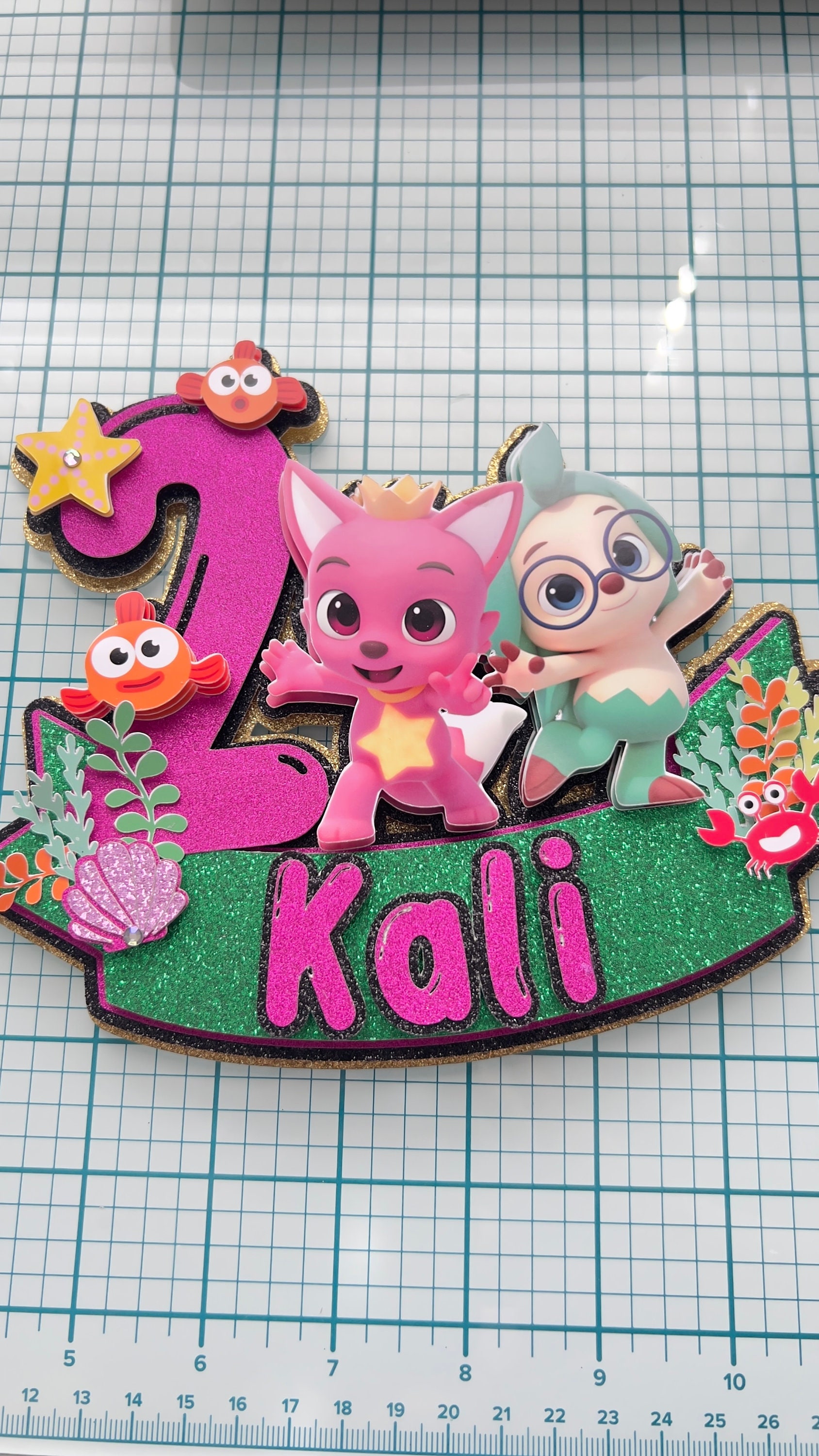 Pinkfong and Hogi Cake Topper - Etsy