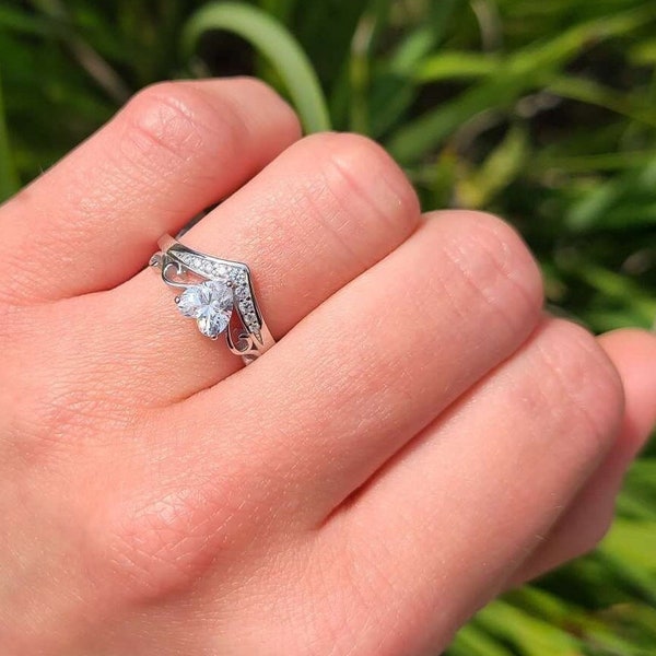 Heart Shape Rings - Etsy