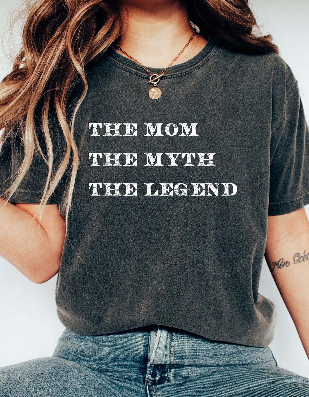 The Mom the Myth the Legend T-shirt, Mother's Day Gift - Etsy