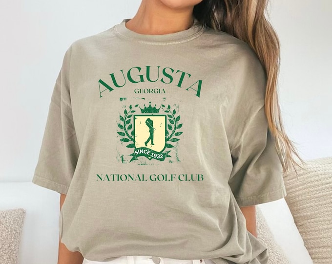 Augusta Georgia Golf Club T-shirt, Golf Lover Shirt Gift, Golfer Tshirt ...