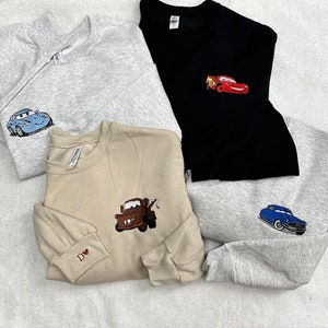 Disney Cars Hoodies - Couple's Embroidered Sweatshirts, Lightning ...