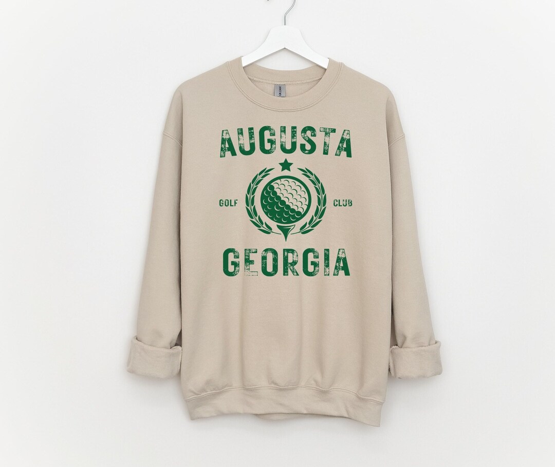Vintage Augusta Georgia National Golf Club Printed Sweatshirt, Augusta ...