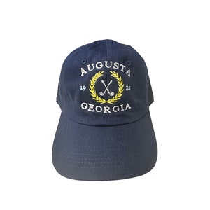 Augusta Georgia Golf Embroidered Hat, Unstructured Dad Hat, Relaxed Fit ...